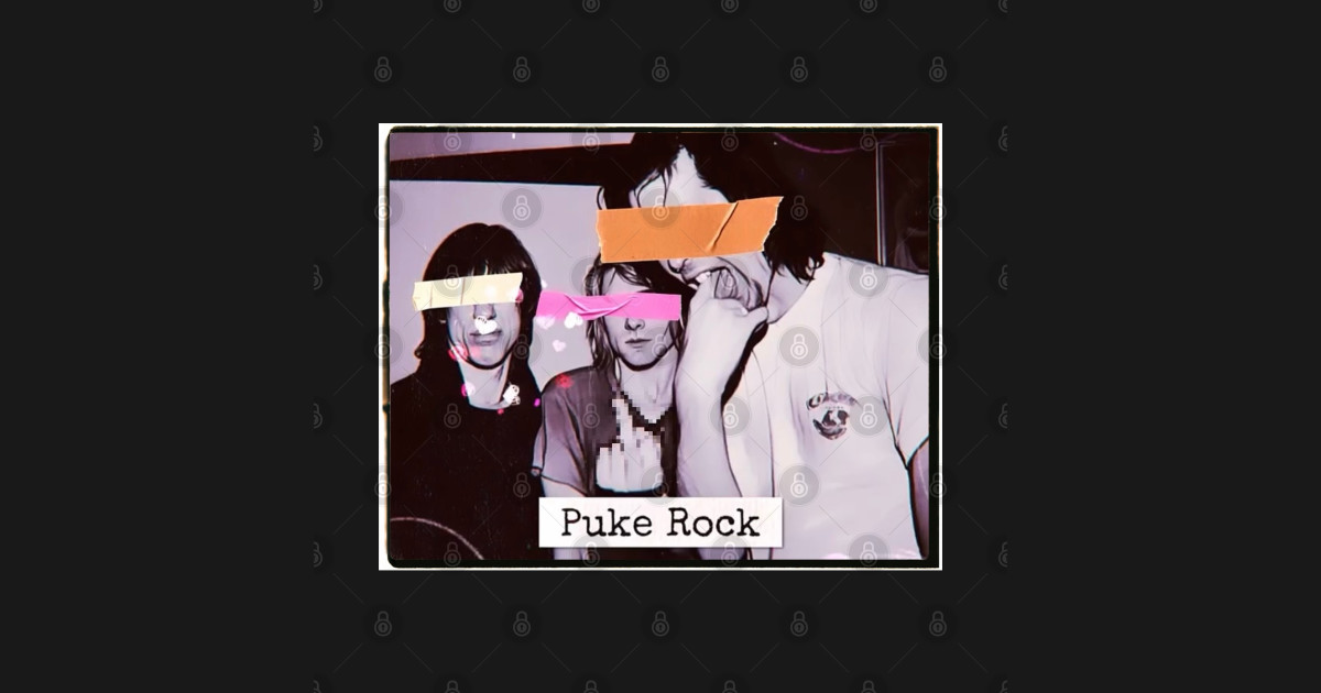Puke Rock Brigade Punk Rock Design - Punk Rock - T-Shirt | TeePublic