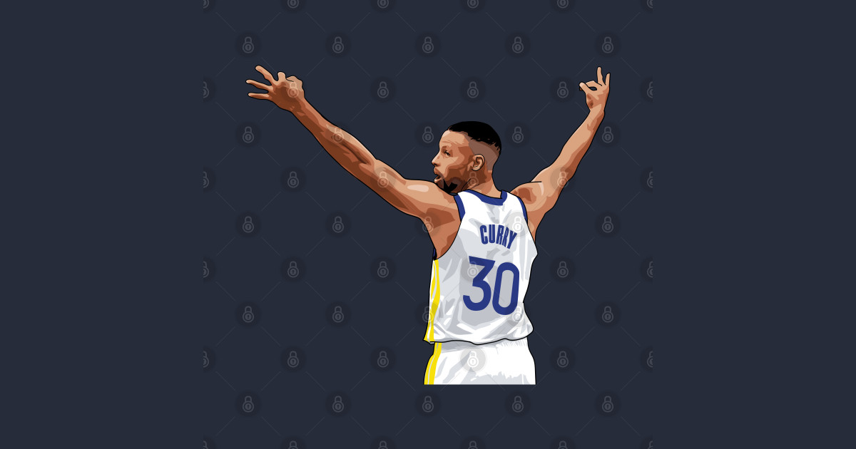 Stephen Curry Vector Back - Stephen Curry - T-Shirt | TeePublic