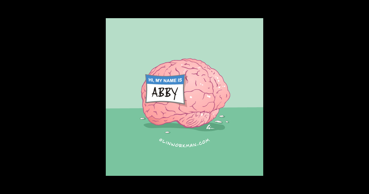 Abby Normal (round) - Brain - Pin | TeePublic