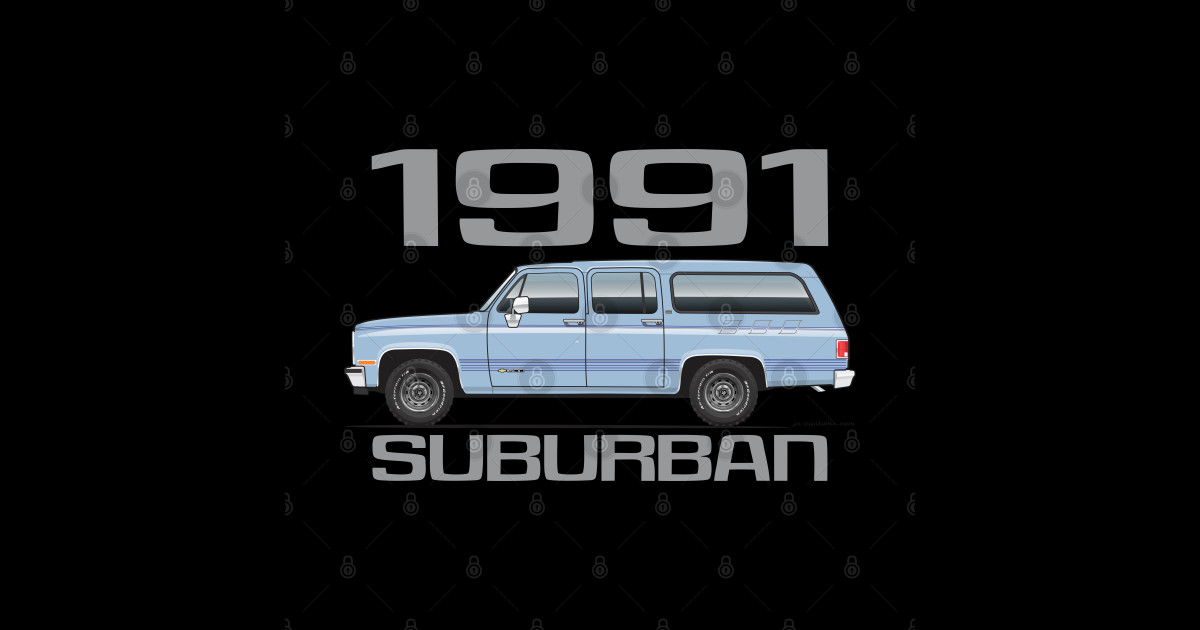 1991 - 1991 Suburban - Sticker | TeePublic