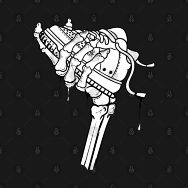 skelleton hand holding snekaer - Skelleton Hand Holding Snekaer - T ...