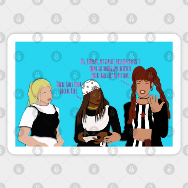 Clueless Gym Scene Iconic Quote - Clueless Movie - Sticker | TeePublic