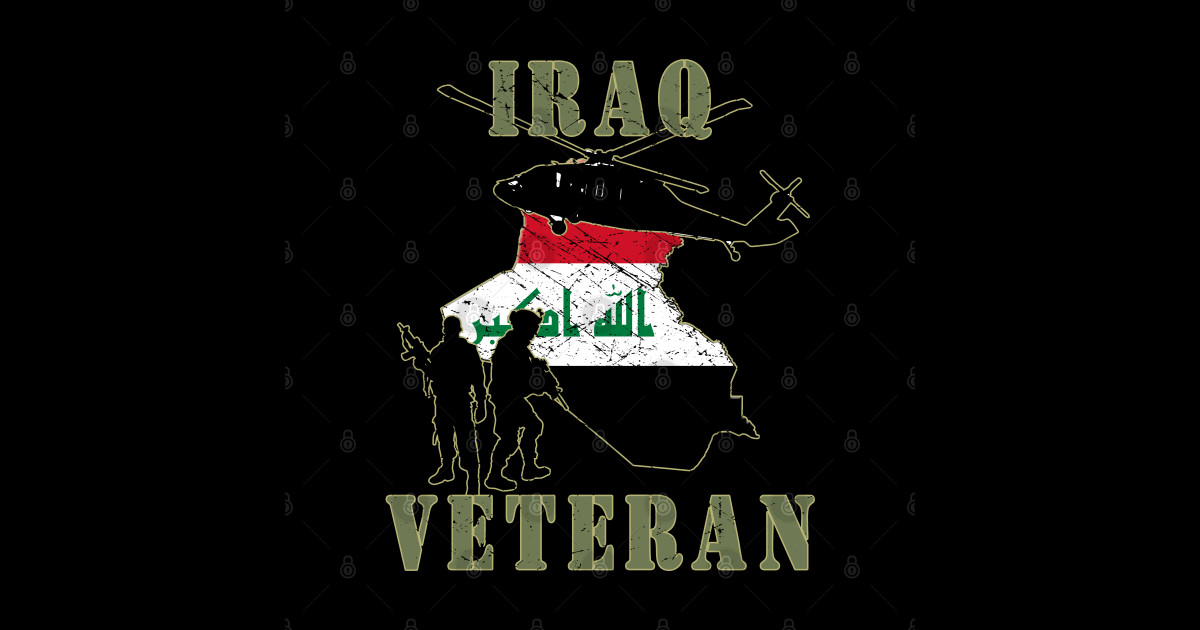 Iraqi Freedom Veteran - Iraq Veteran - Sticker | TeePublic