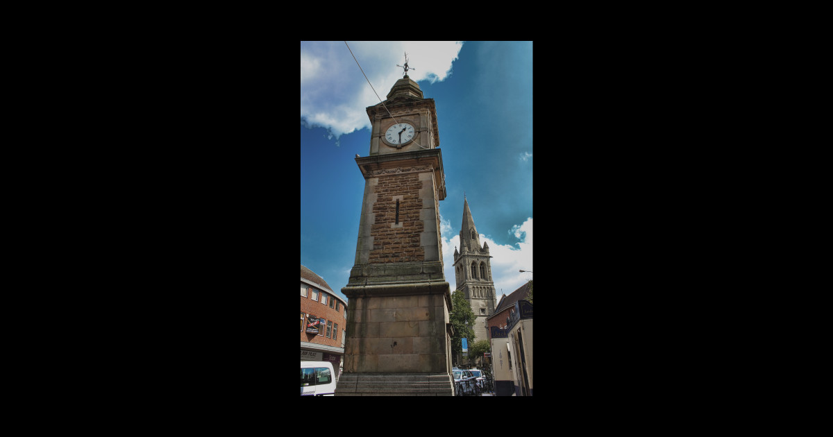 Rugby Clock tower - Clock Tower Rugby - Sticker | TeePublic