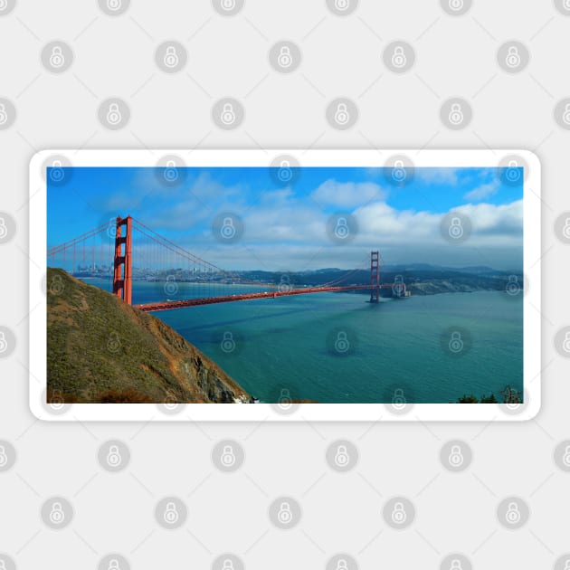 Golden Gate Bridge - Golden Gate Bridge - Sticker | TeePublic