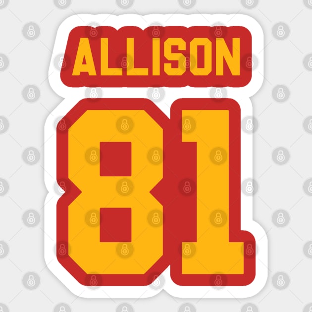 Geronimo Allison Packers - Allison - Sticker | TeePublic