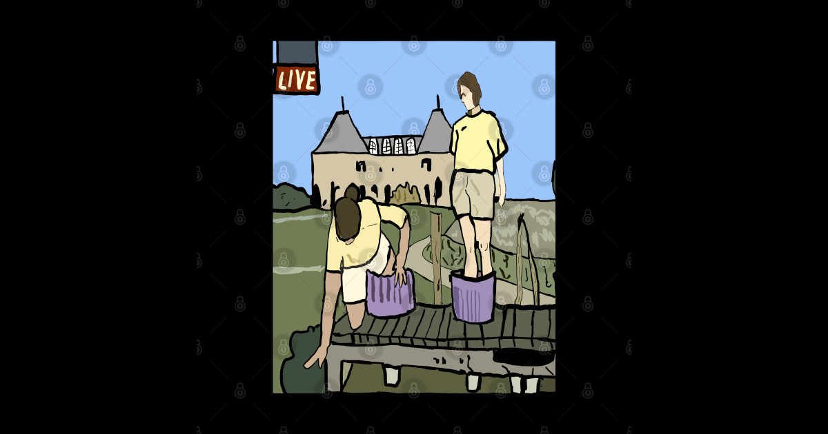 Homage to the Grape Lady - Grape Lady Falls - Sticker | TeePublic