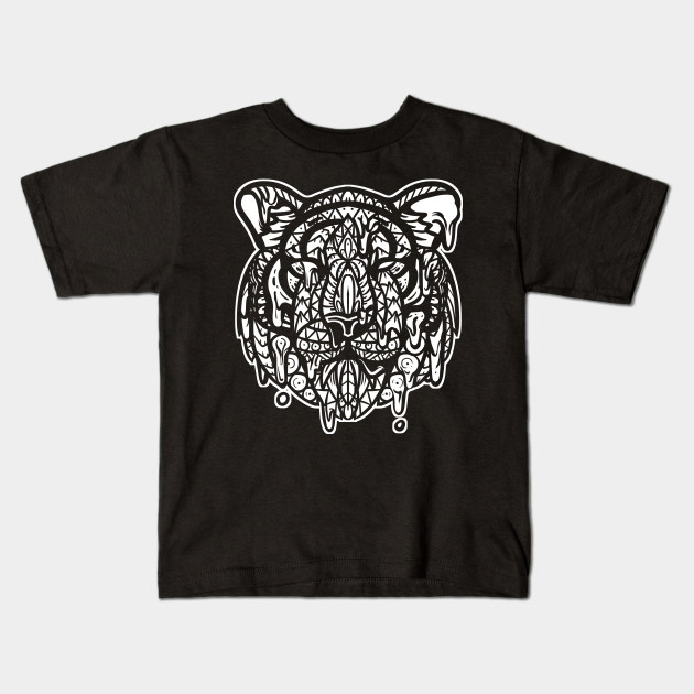 Drippy Tiger - Tiger - Kids T-Shirt | TeePublic