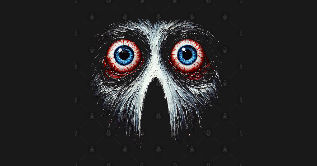Halloween Disturbed Stare - Intense Horror Eyes - Horror Eyes - T-Shirt ...