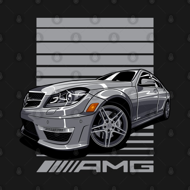 Benz W204 C63 AMG - Mercedes Benz - T-Shirt | TeePublic