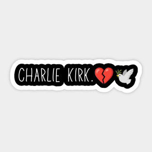 Charlie Kirk Stickers for Sale | TeePublic