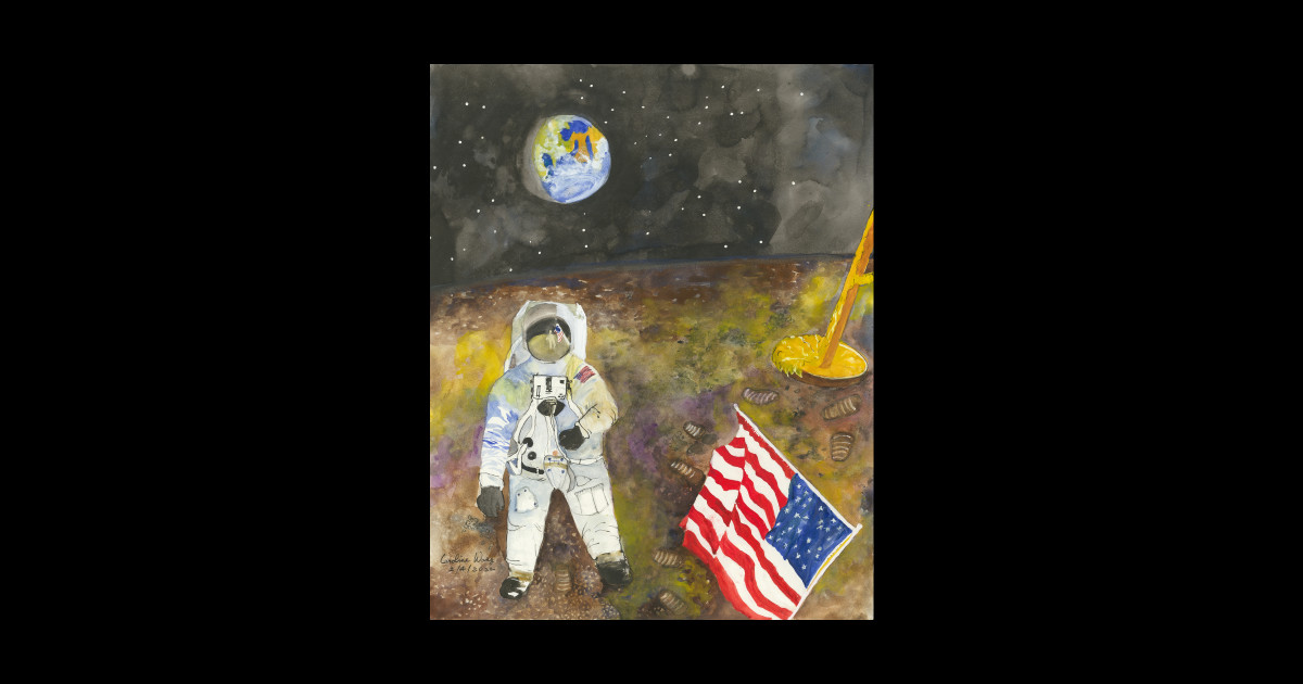 Apollo 11 Moon Landing - Moon Landing - Sticker | TeePublic