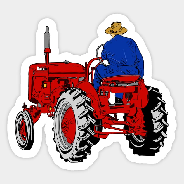 Tractor - Tractor - Sticker | TeePublic