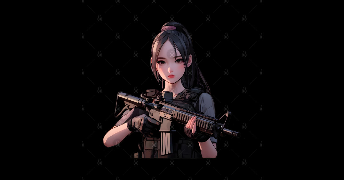 Tactical Girls' Frontline - Tactical - Sticker | TeePublic