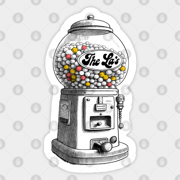 The La's • Original Fan Art Design - The Las - Sticker | TeePublic