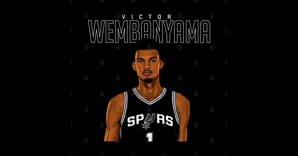 VICTOR WEMBANYAMA - Victor Wembanyama - Sticker | TeePublic