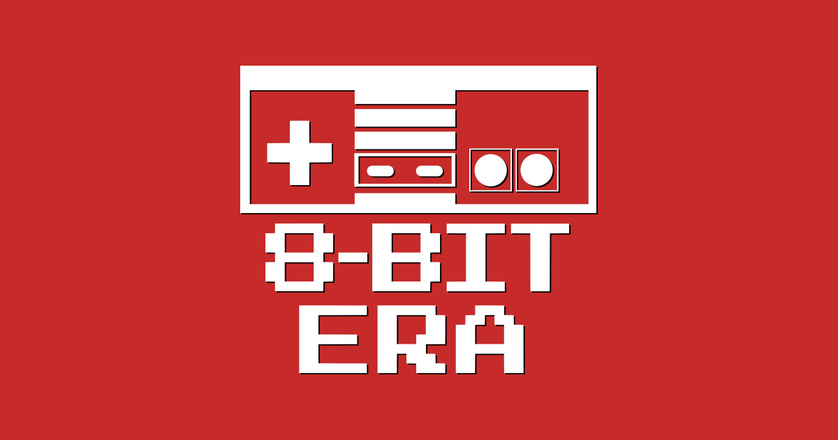 8 Bit Era Controller - Nintendo - T-Shirt | TeePublic