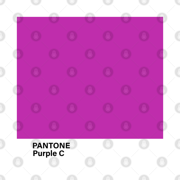 PANTONE Purple C - Pantone Purple C - T-Shirt | TeePublic