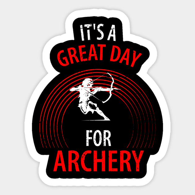 Arrow and bow - Archery - Sticker | TeePublic