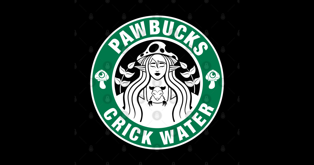 Pawbucks Crick Water Sticker - Naddpod - Magnet | TeePublic