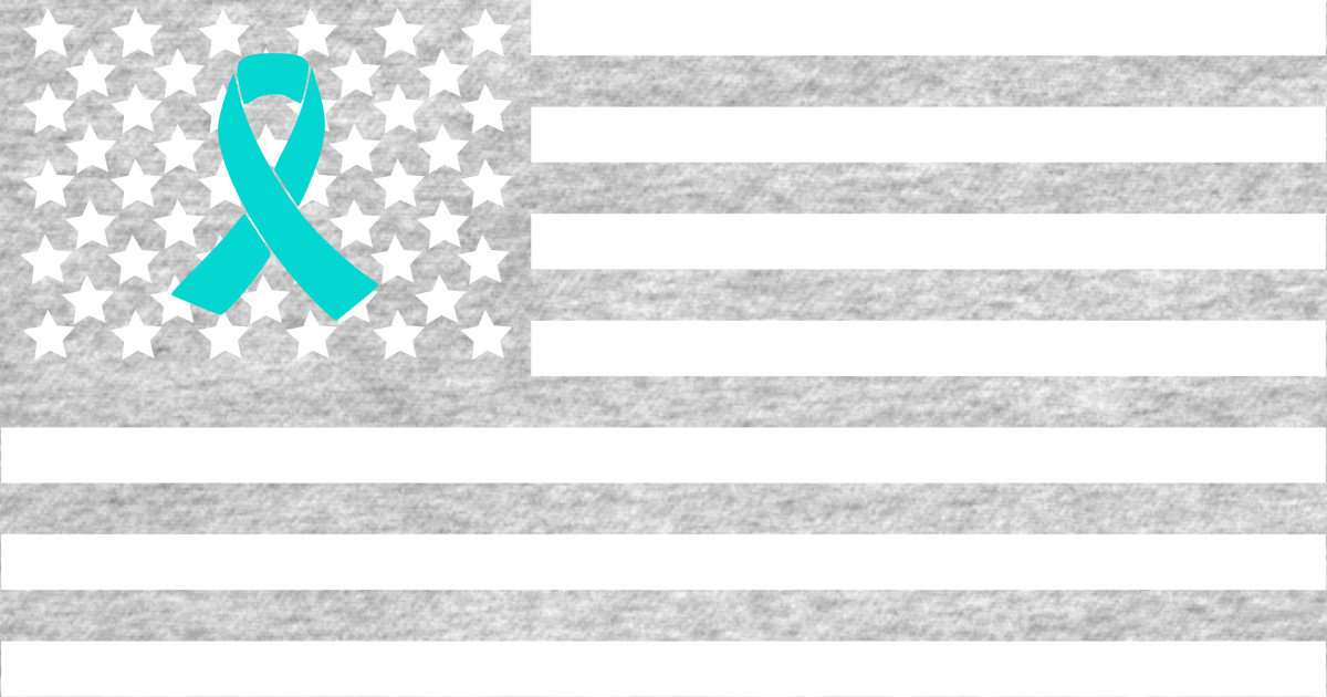 PTSD Awareness American Flag - Ptsd Awarenss - T-Shirt | TeePublic