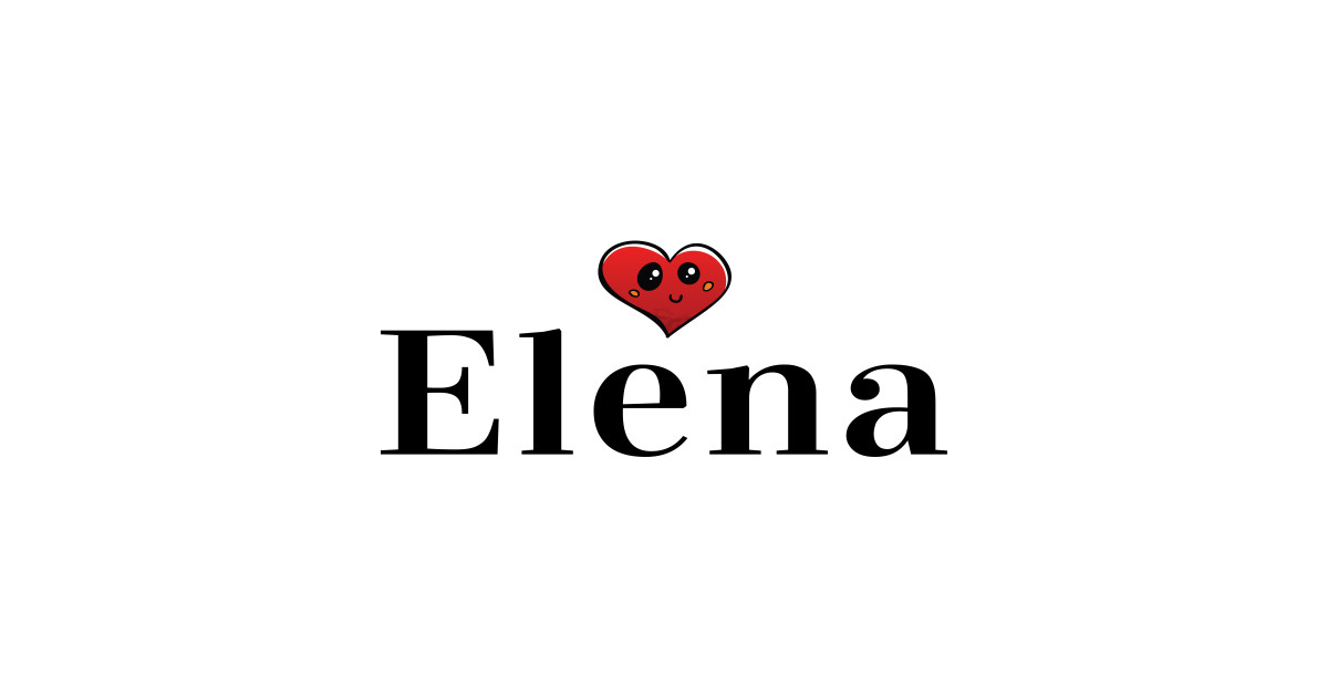 Elena Cute Heart Name Elena Meaning Shining Light - Elena Cute Heart ...