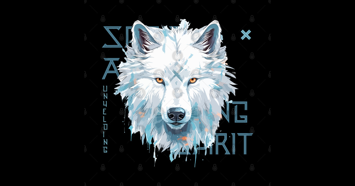 White nordic wolf - White Wolf - Sticker | TeePublic