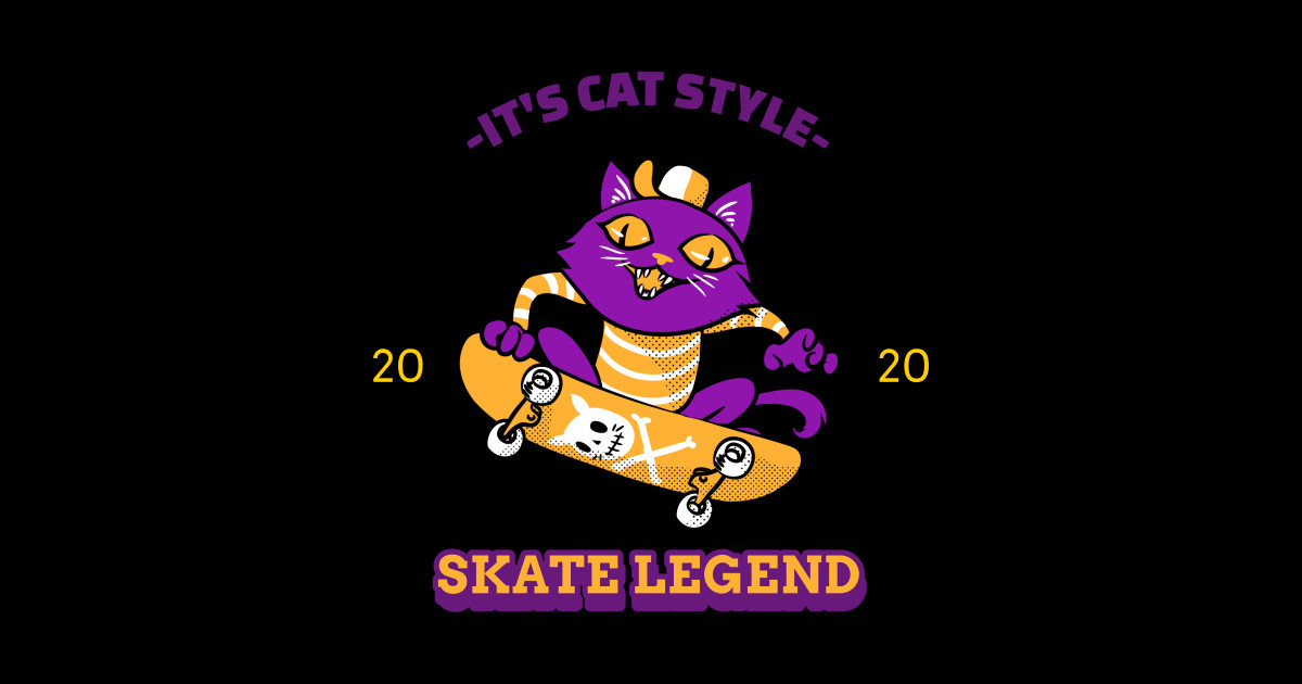 Its cat style - Funny Cat - Sticker | TeePublic