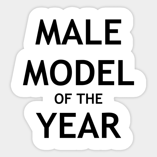 Model of the year - Zoolander - Sticker | TeePublic