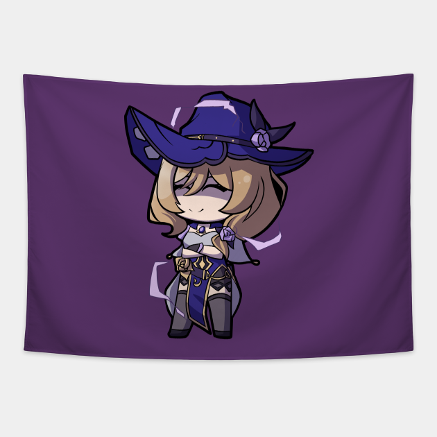 Chibi Lisa - Genshin Impact - Genshin Impact - Tapestry | TeePublic