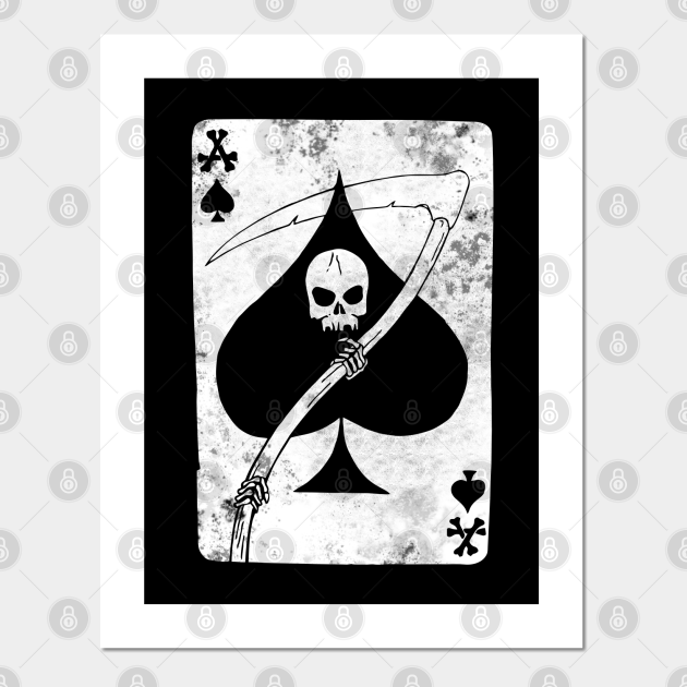 Ace of Spades ))(( Vietnam War Era Death Card - Ace Of Spades - Posters ...
