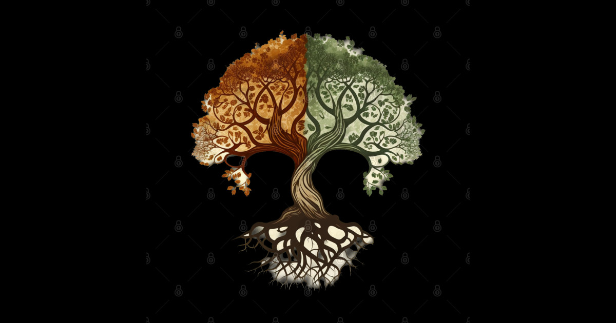 Tree of Life - Designs for a Green Future - Tree - Sticker | TeePublic