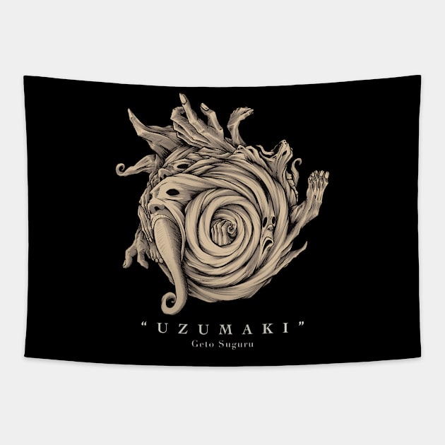 Uzumaki - Cursed Spirit Manipulation - Jujutsu Kaisen Sukuna - Tapestry ...