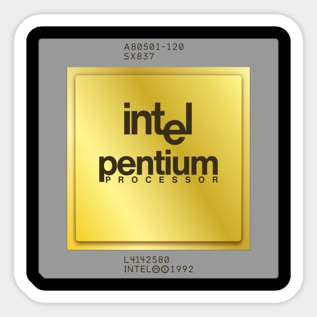 Intel Pentium Processor - Intel - Sticker | TeePublic