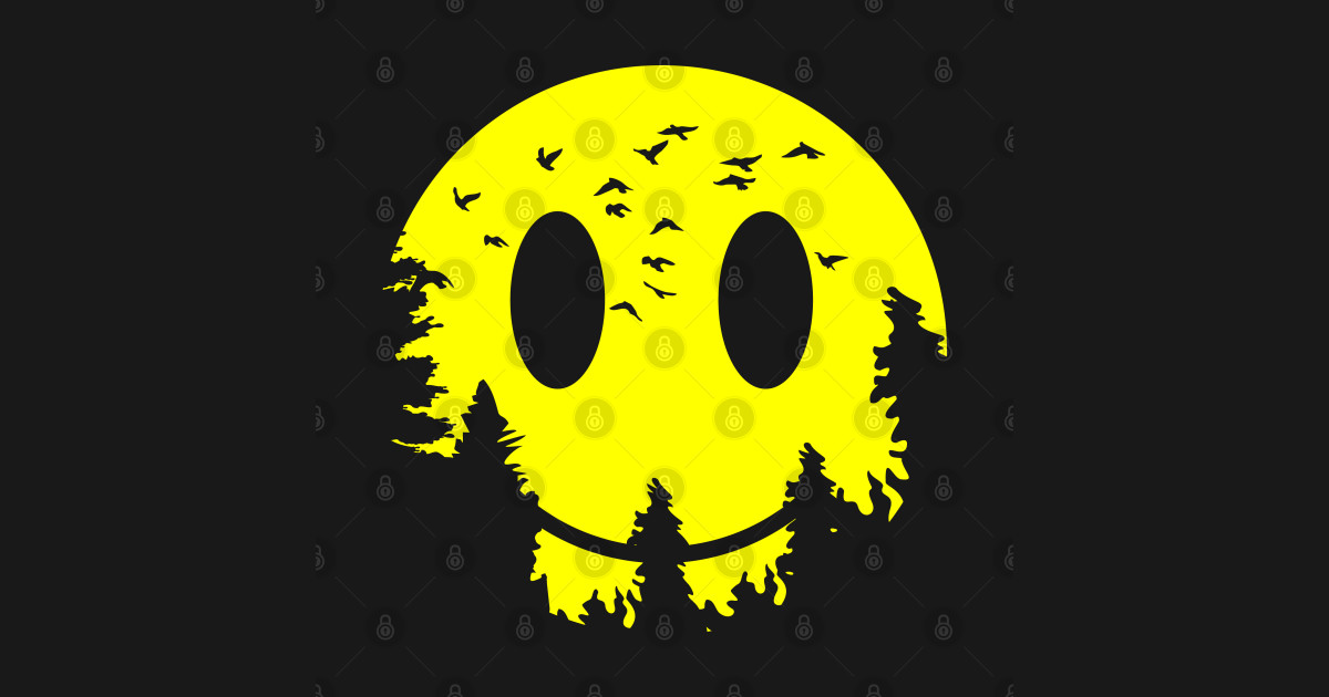 Smiley Moon - Smiley Moon - T-Shirt | TeePublic