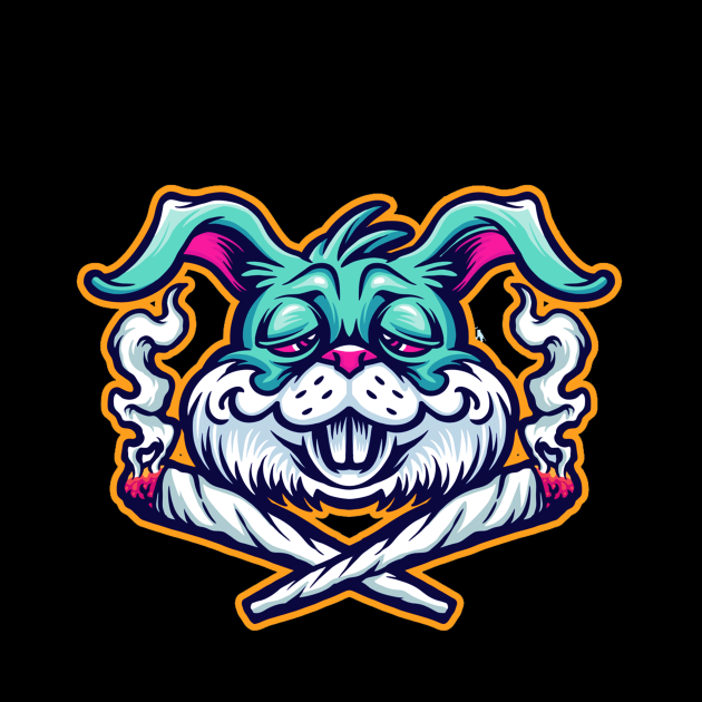 Funny Rabbit Weed Smoking Lover - Weed Smoking Marijuana - Mug | TeePublic