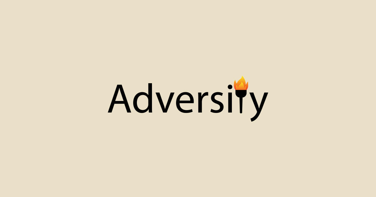 Adversity typographic logo design - Adversity - T-Shirt | TeePublic