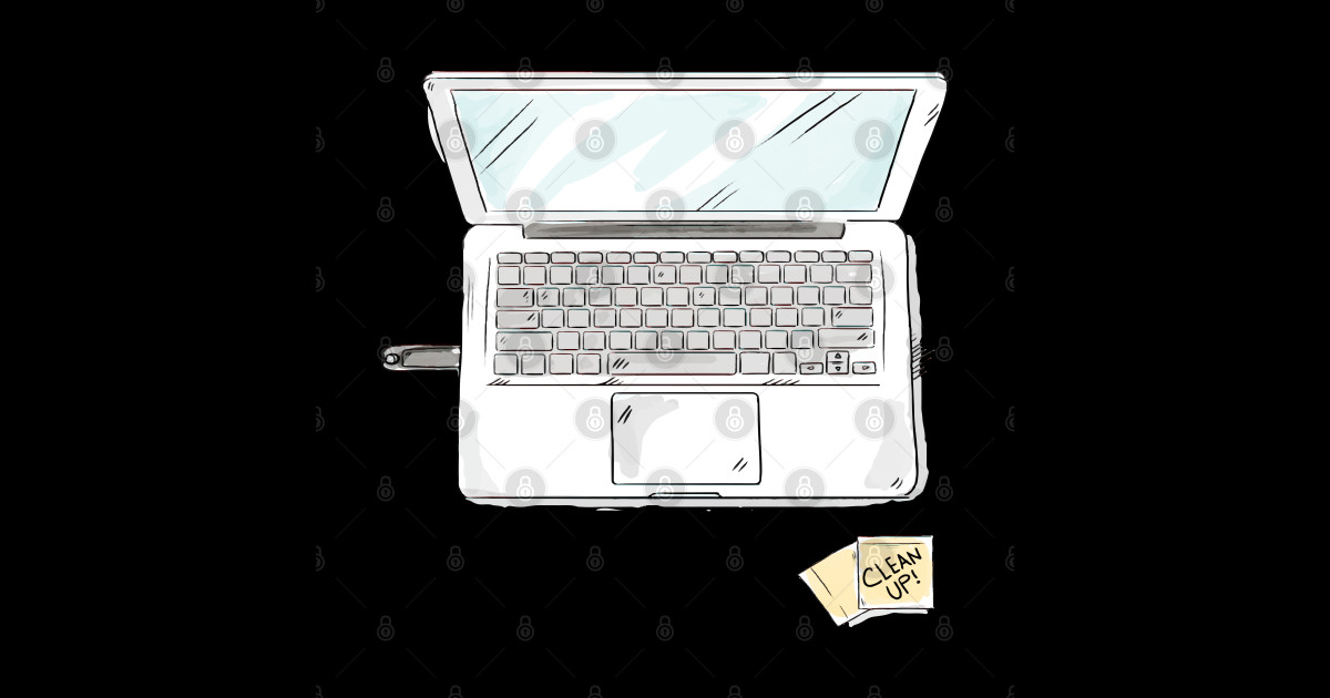 Clean Off Your Desk - Clean Off Your Desk Day - Sticker | TeePublic