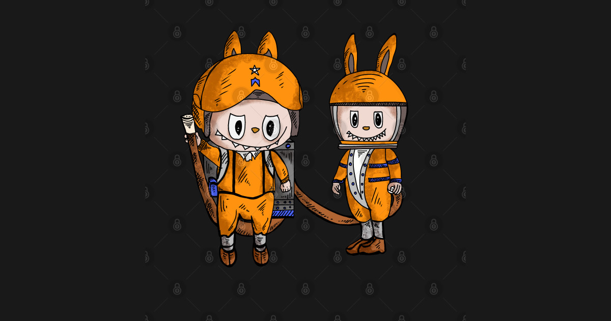 Labubu work as a vacuum cleaner - Labubu - T-Shirt | TeePublic