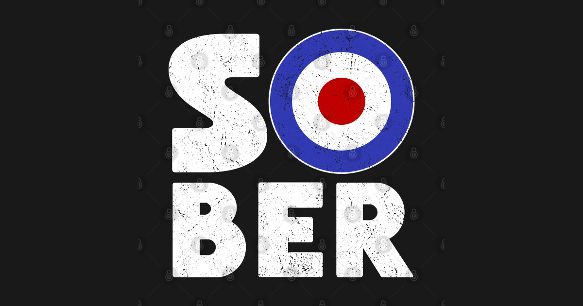 Sober Mod Target - Sober - T-Shirt | TeePublic