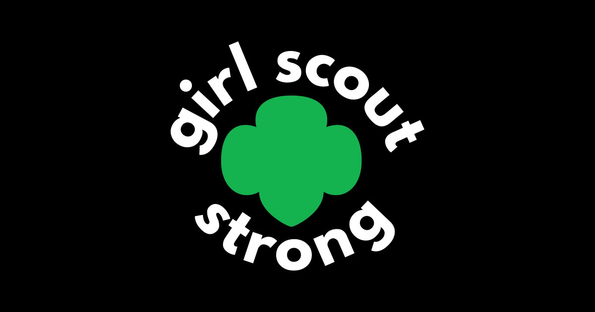 Standing Girl Scout Strong! - Girl Scout Troop - Magnet | TeePublic