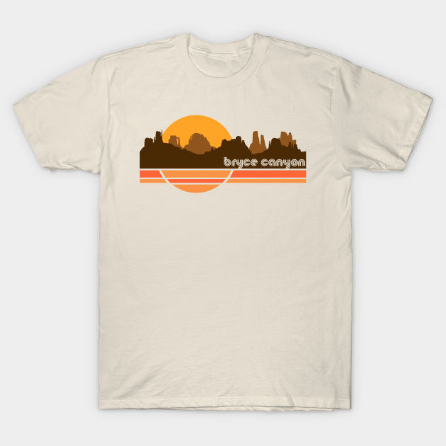 Bryce Canyon 70s Retro Tourist Souvenir - Bryce Canyon - T-Shirt ...