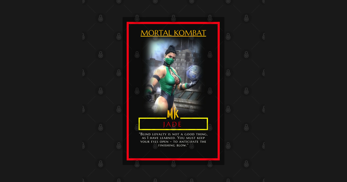 Jade Mortal Kombat (MKX), Poster,pillow and more. - Jade Mortal Kombat ...