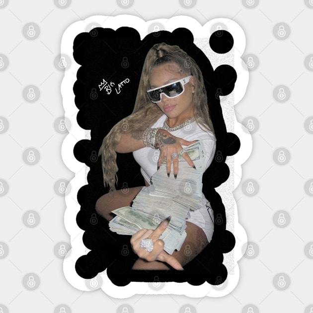 Latto Racked Up - Latto - Sticker | TeePublic