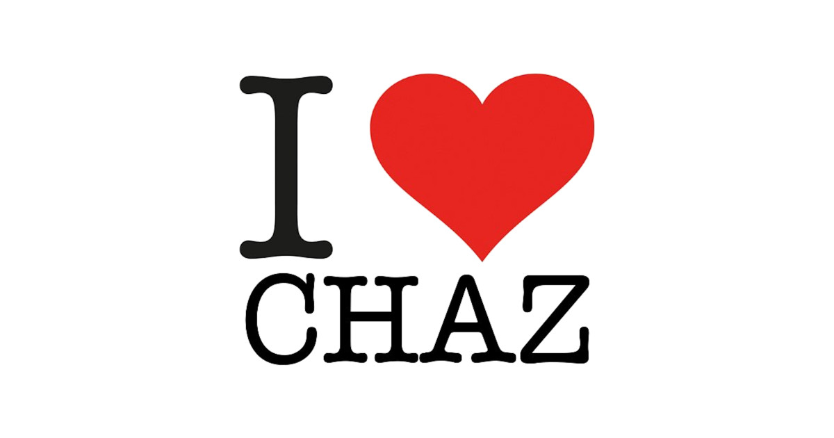 I Heart CHAZ design - Chaz - T-Shirt | TeePublic