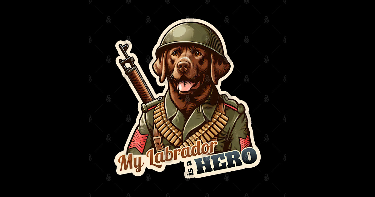Labrador Retriever soldier - Labrador Retriever Soldier - Posters and ...