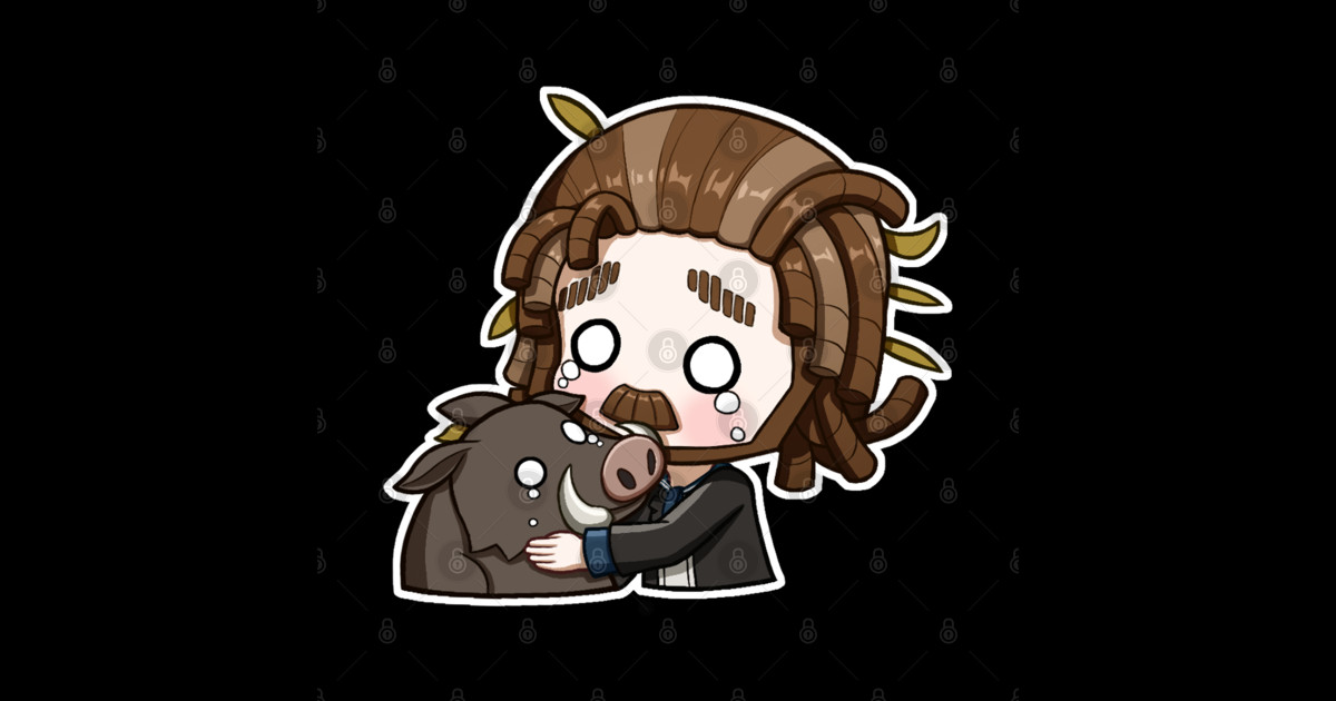 Retired Warden Cry Chibi Style - Identity V - Sticker | TeePublic