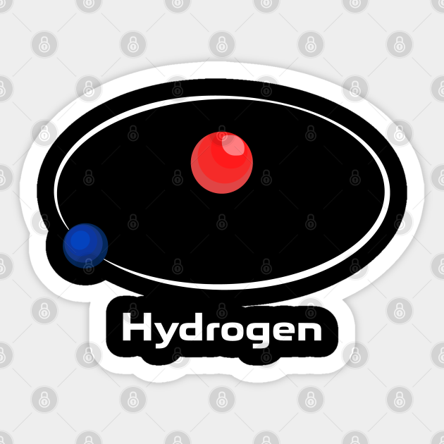 Labels, Stickers & Tags Hydrogen Atom Sticker Card Making & Stationery ...