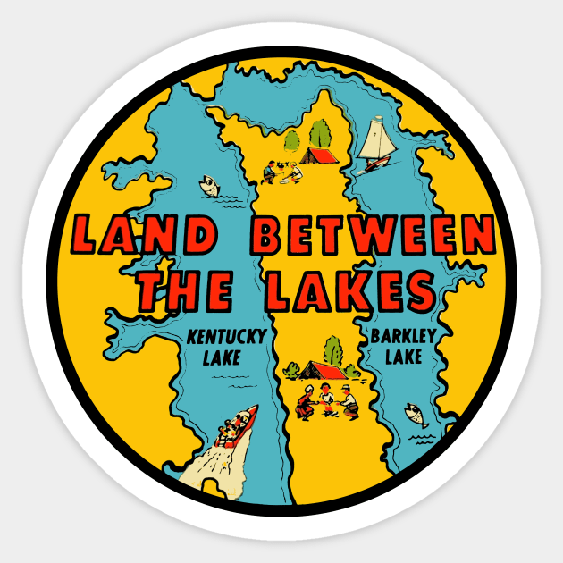 Land Between the Lakes - Land Between The Lakes - Sticker | TeePublic
