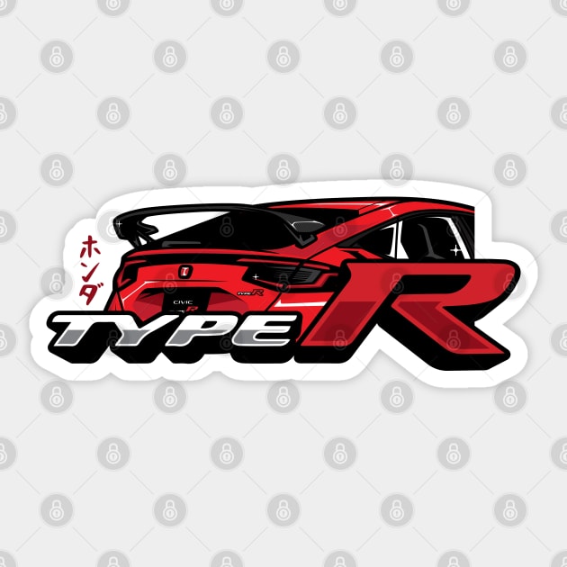 CIVIC FL5 TYPE R - Honda Civic - Sticker | TeePublic